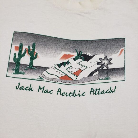 Fruit of the Loom | Shirts | Vintage Jack Mae Aerobic Attack Shirt ...